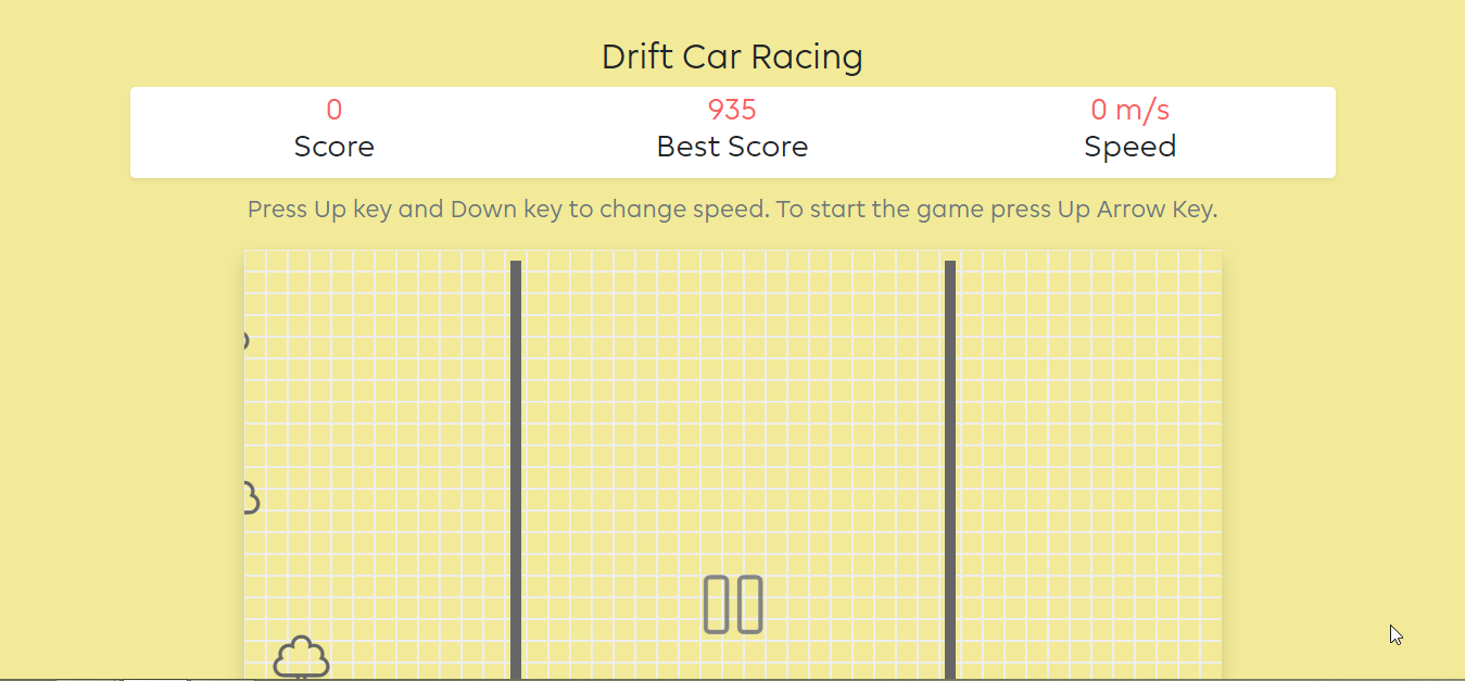 Drift Car Racing In Javascript With Source Code Sourcecodester 